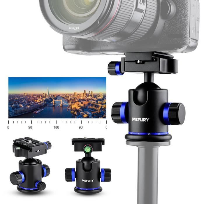 NEUF Rotule Mefury Rotule Rotative Panoramique avec Adaptateur Vis 3pcs ...