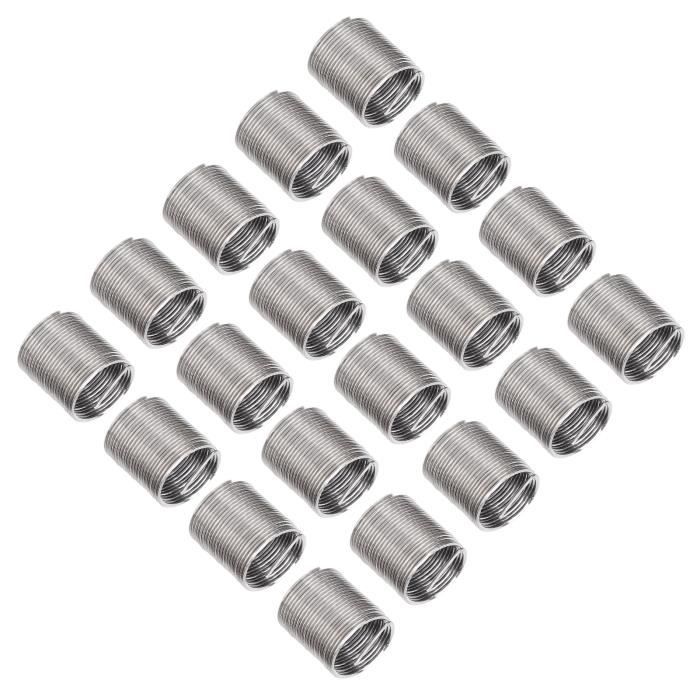 YOSOO Écrou de réduction de filetage 20 pièces inserts filetés mâle ...