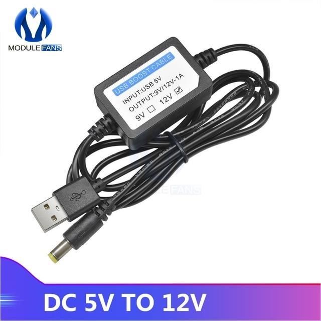 Circuits intégrés,DC 5V TO 12V--Câble D'alimentation Usb 5v Vers Dc 9v ...