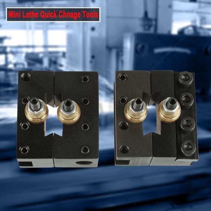 Cikonielf poteau d'outil de changement rapide 4pcs Mini porte-outil à ...