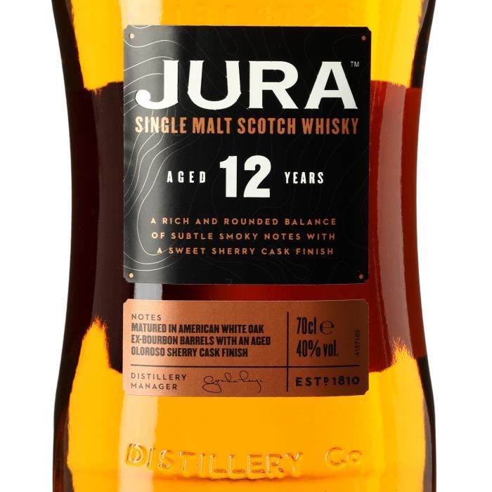 Jura 12 ans 70 cl etui - Achat / Vente Jura 12 ans 70 cl etui - Cdiscount