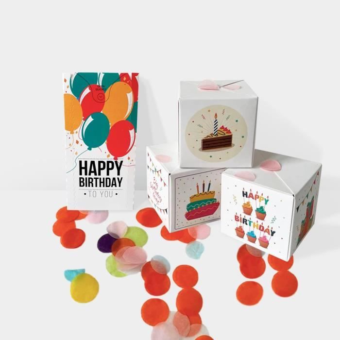 «Boum!» Carte Anniversaire Explosion Confettis (Celebrating Time ...