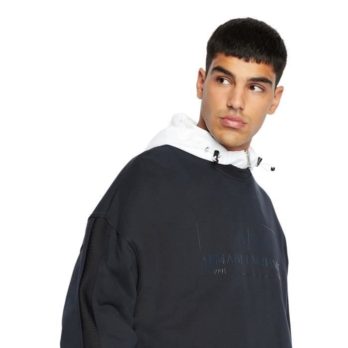 Sweatshirt Armani Exchange navy navy S Navy navy Cdiscount Pret a Porter