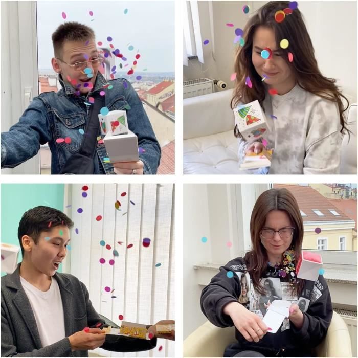 «Boum!» Carte Anniversaire Explosion Confettis (Celebrating Time ...