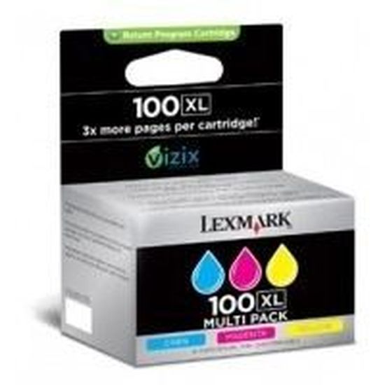 Lexmark 100 XL C/M/J Pack Couleurs - Achat / Vente cartouche imprimante ...