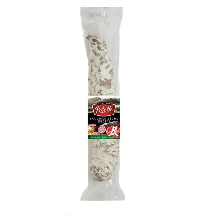 POLETTE Saucisse seche droite Label Rouge 250g - Cdiscount Au quotidien