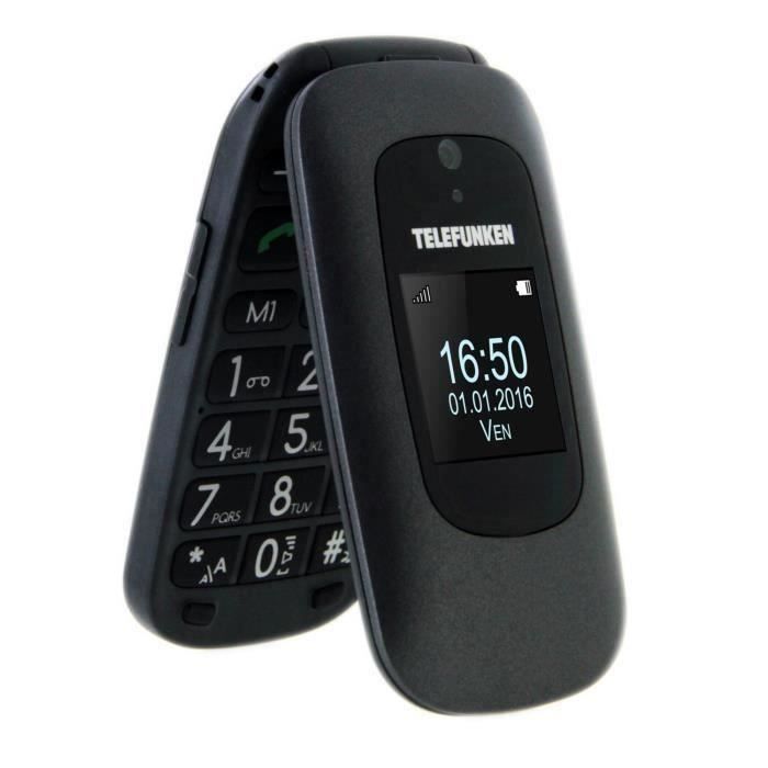 TELEFUNKEN Téléphone mobile à clapet TM 250 IZY Senior Noir - Cdiscount ...