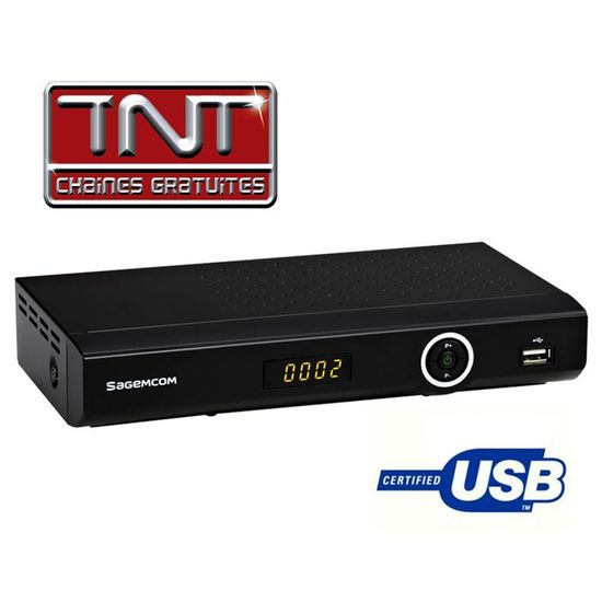 SAGEM TWIN 650T / Double Tuner USB - Cdiscount TV Son Photo