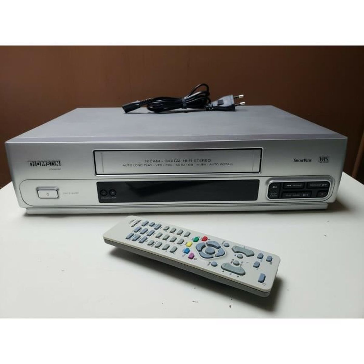 MAGNETOSCOPE THOMSON VTH 6010F LECTEUR ENREGISTREUR K7 CASSETTE VIDEO ...