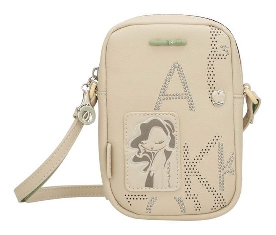 Anekke Sac à épaule bandoulière beige argenté pour femme - Alma ...