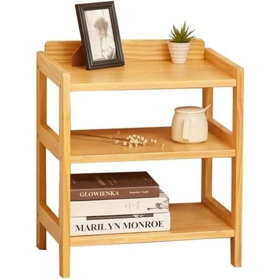 PLKKMOI Table de Chevet Industrielle, Montage Simple et Robuste de ...