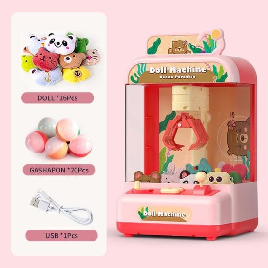 36 Accessoires Rose - Machine à griffes en peluche pour enfants, Jouet ...