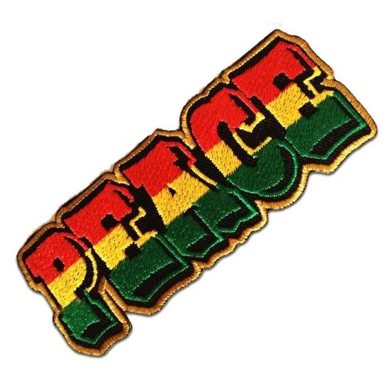 Reggae Peace Paix - Ecusson thermocollant patches appliques, Taille: 9 ...