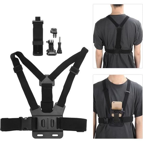 Clip de téléphone avec ceinture de poitrine Support de clip de ...