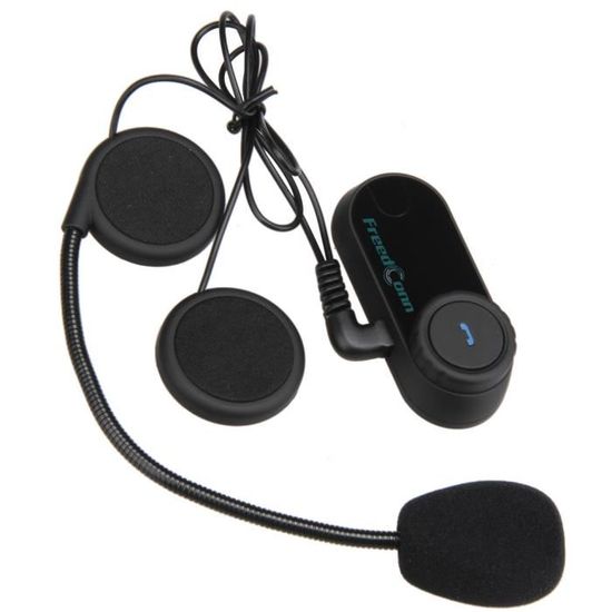 Excelvan FDC02 Moto Intercom Oreillette Bluetooth Plug Casque de Moto ...