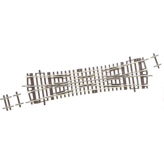 Traversée-jonction double (H0) Voie Rocoline (sans ballast) 230 mm Roco 42451 15 ° 1050 mm 1 pc ...