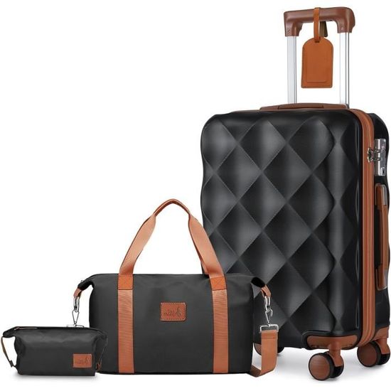 Valise Cabine Rigide Motif Losanges Valises Soute En Abs Rigide Trolley ...