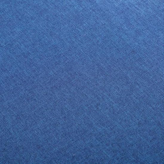 Fauteuil Bleu Tissu MEN - Cdiscount Maison