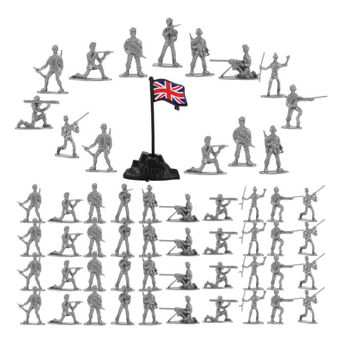 Lot de 100 mini soldats miniatures pour fête, décoration de table, bac ...