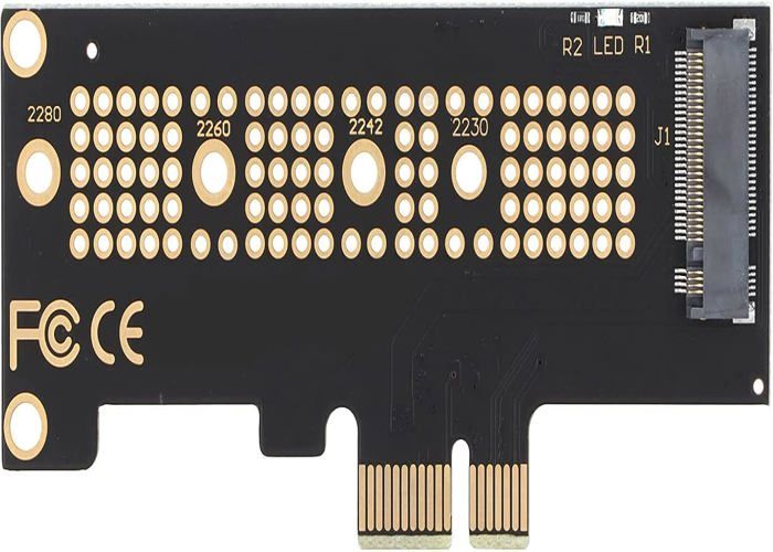 Adaptateur Pcie Nvme, Carte Adaptateur Ssd M.2 Vers Pcie Express X4/X1, Supports Ou Ssd 2230 ...