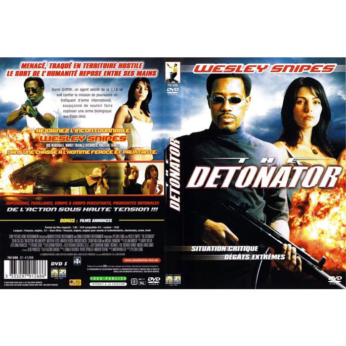 The Detonator – DVD Film Action (Wesley Snipes) – Audio Français ...