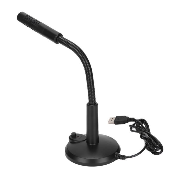 Akozon micro d'ordinateur portable Microphone de bureau USB Plug and ...