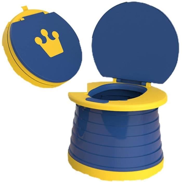 Toilette Enfant, Pot Bebe Toilette, Pot de Voyage Pliant Portable ...