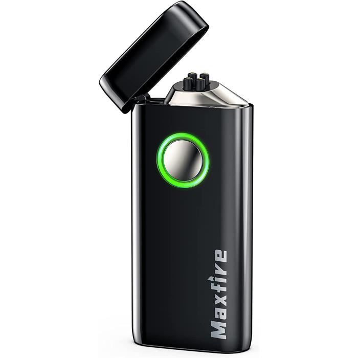 AJW-Maxfire Briquet plasma électrique rechargeable par USB 500 mAh ...