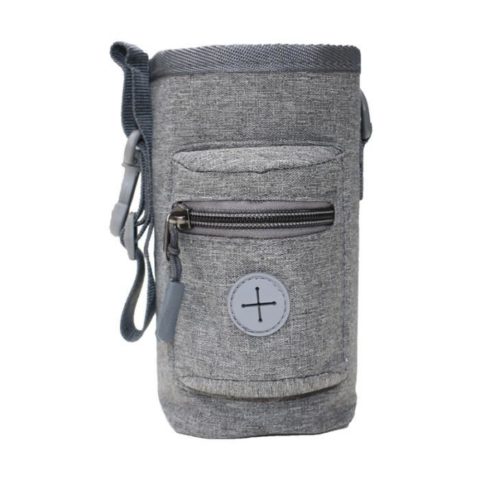 Gris foncé - Sac portable'entraînement pour chien, sac de taille de ...