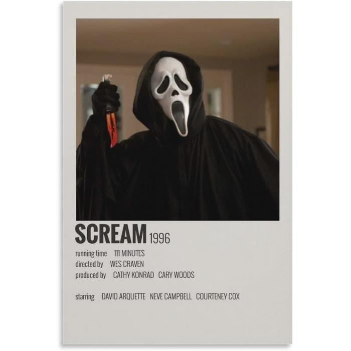 Poster Scream Horror Movie Pour Chambre À Coucher - Toile Murale - 30 X ...