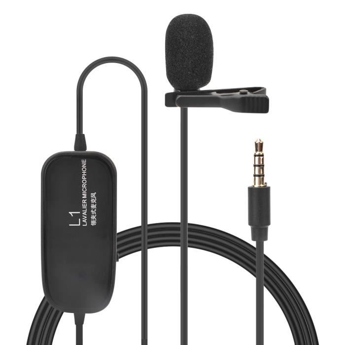 Caractéristiques stables Mini microphone à pince Microphone à pince ...