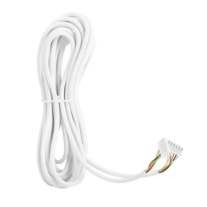 EJ.life câble d'interphone vidéo Câble en cuivre flexible rond à 6 ...