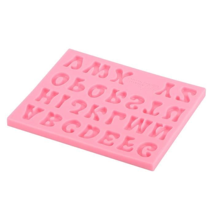 Moule alphabet, outil de moule en Silicone bricolage fait à la main ...