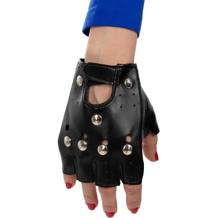 Gants punk noirs adulte - FUNIDELIA - Accessoires pour Halloween ...