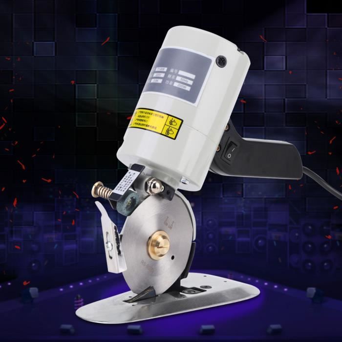 GOTOTOP Coupe-tissu électrique Découpeuse électrique de tissu de ...