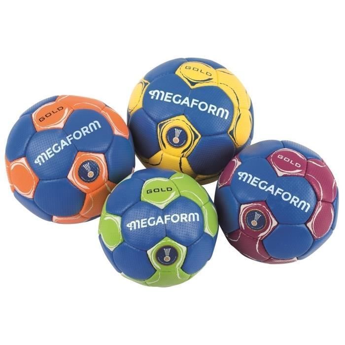 Ballon enfant Megaform Gold - vert/bleu - Taille 0 - Handball - Megaform - Cdiscount Sport