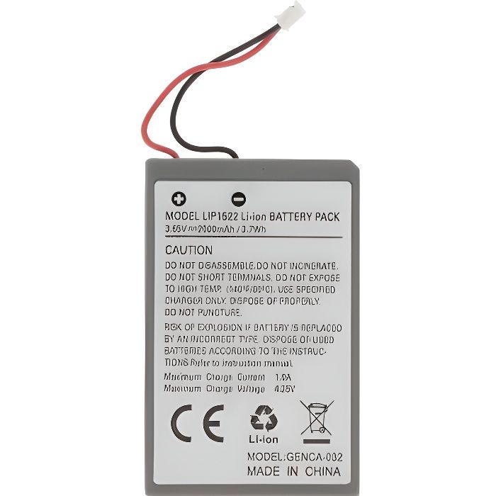 Batterie Manette PS4 Dualshock 4 V4/5 (LIP1522) - Cdiscount Informatique