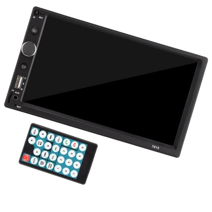 Lecteur multimédia de voiture Autoradio 7 pouces, 2din, avec CarPlay ...
