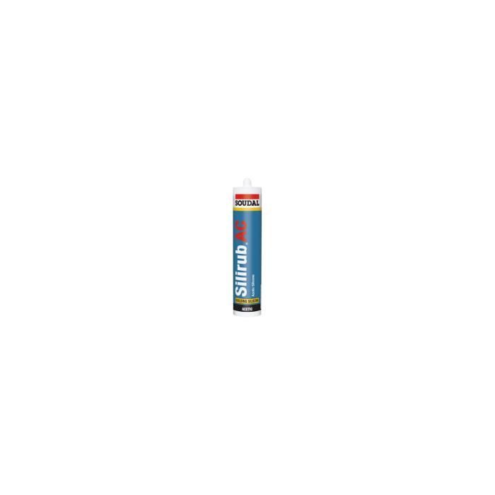 Mastic silicone Silirub AC noir cartouche 310 ml - SOUDAL - 101452 ...