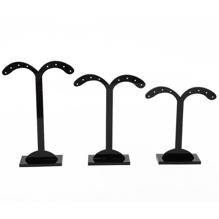 CHE Support de Boucle d'oreille en Trois-Pièces Présentoir Support à ...