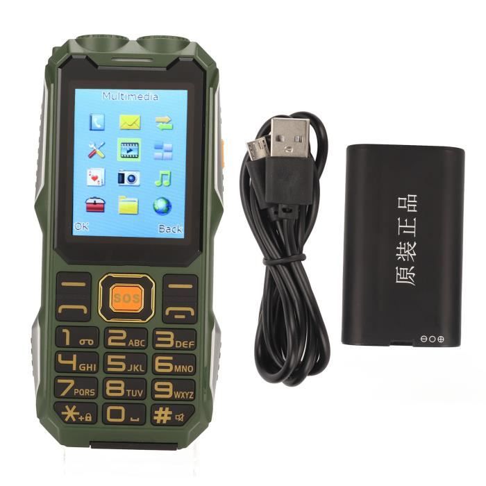 TMISHION Big Button Senior Cell Phone 2.4in 1.3MP Big Button Double ...