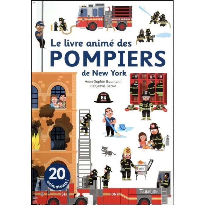 Livre - les pompiers de New York ; mini anim'action - Cdiscount Librairie