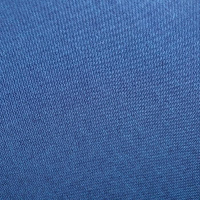 Fauteuil Bleu Tissu MEN - Cdiscount Maison