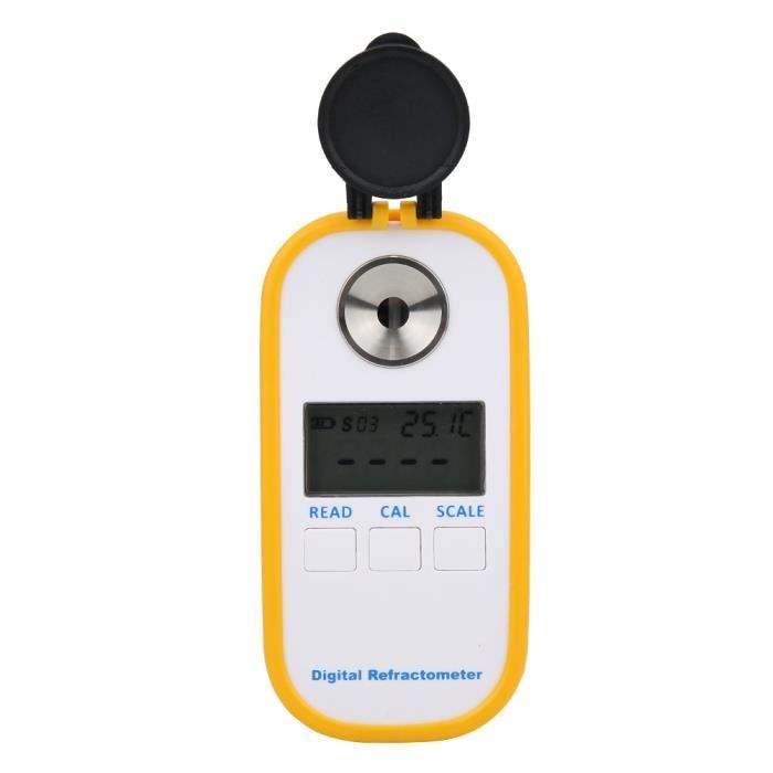 YOSOO Réfractomètre de Jus DR401 Mèter Numérique de Jus Vin de Sucre de ... YOSOO Réfractomètre de Jus DR401 Mèter Numérique de Jus Vin de Sucre de ...