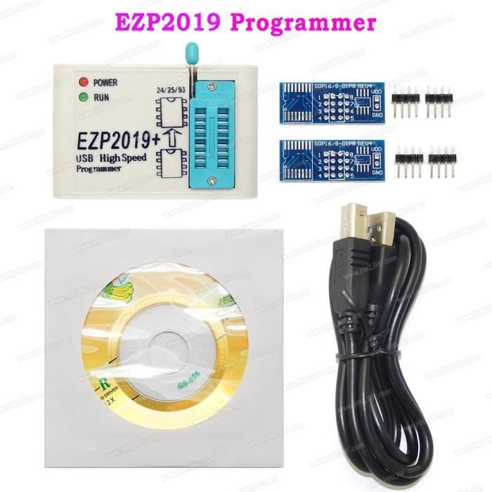 EXP2019 -EZP2019 + programmateur USB SPI haute vitesse,compatible 24,25 ...