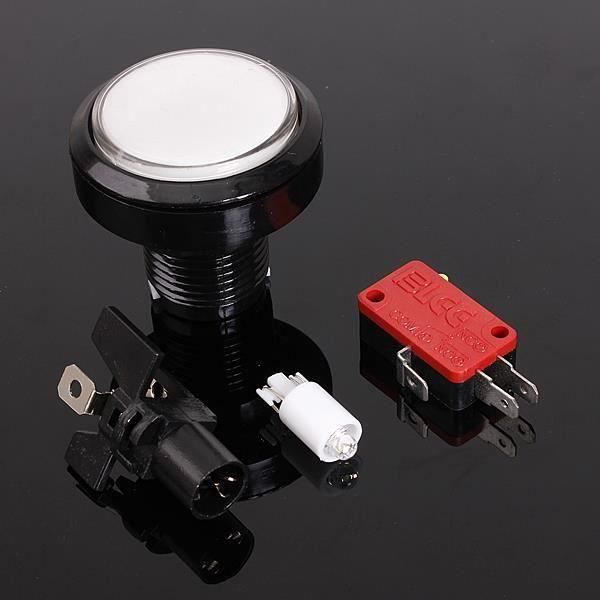 U 5v-12v led interrupteur arcade bouton poussoir jeu vidéo round ...