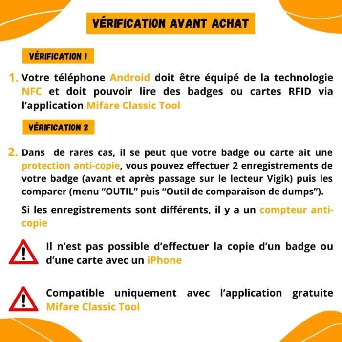 Lot de 5 Cartes RFID 13.56Mhz | Programmable MCT sur Smartphone Android ... Lot de 5 Cartes RFID 13.56Mhz | Programmable MCT sur Smartphone Android ...