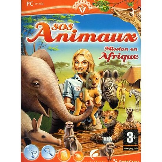 SOS ANIMAUX MISSION EN AFRIQUE / PC CD-ROM - Cdiscount Jeux vidéo