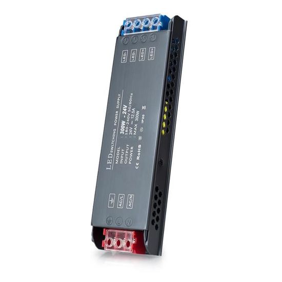 Transformateur 220V 24V LED Driver 300W Ultra Mince Transfo 12,5A ...