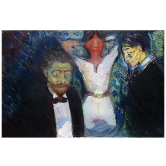 Toile De Qualité Musée À Encadrer - Edvard Munch - 60 X 40 Cm (A2 ...